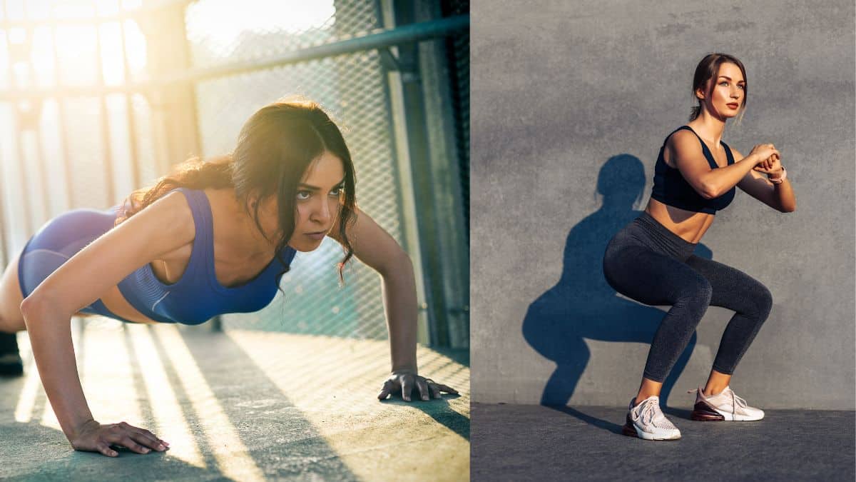 Bodyweight Supersets: Pushups and Squats